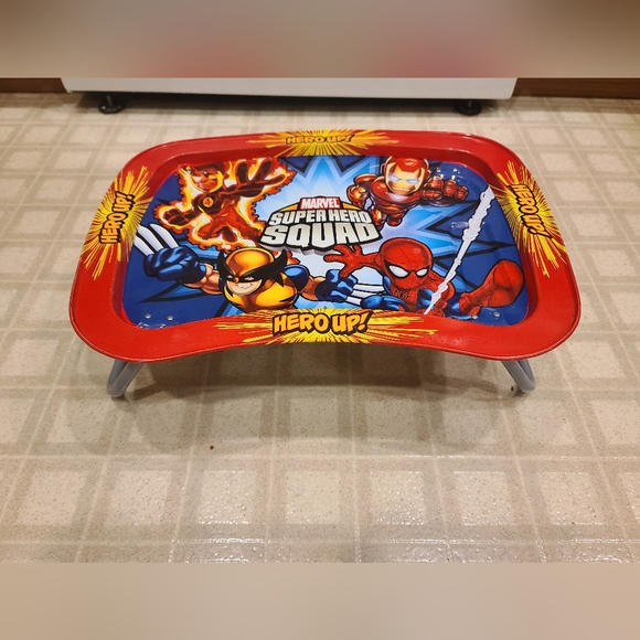 Other | Marvel Superhero Squad Metal Foldable Tv Tray Activity Tray ...